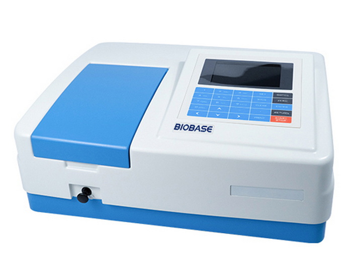 Scanning spectrophotometer with wavelength range of 190 nm - 1100 nm