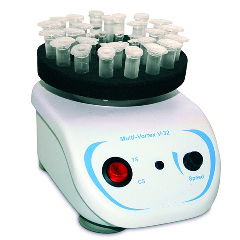 Vortexers for microtubes, microplates and PCR tubes and tube strips