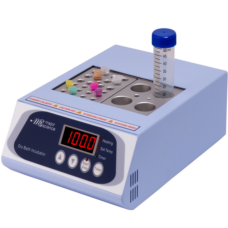 Major Science two block dry block heat bath with multiple block options