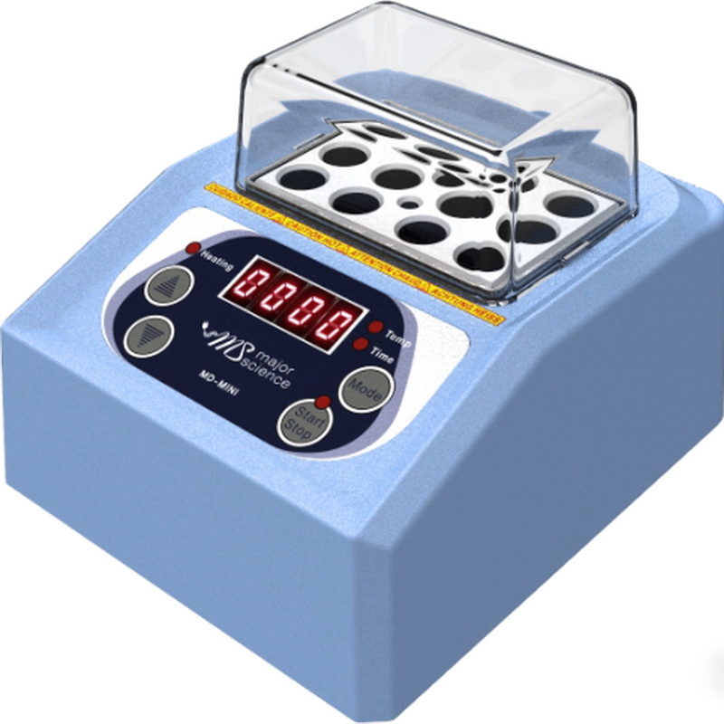 Major Science MD-MINI Dry block incubator for PCR tubes and tube strips