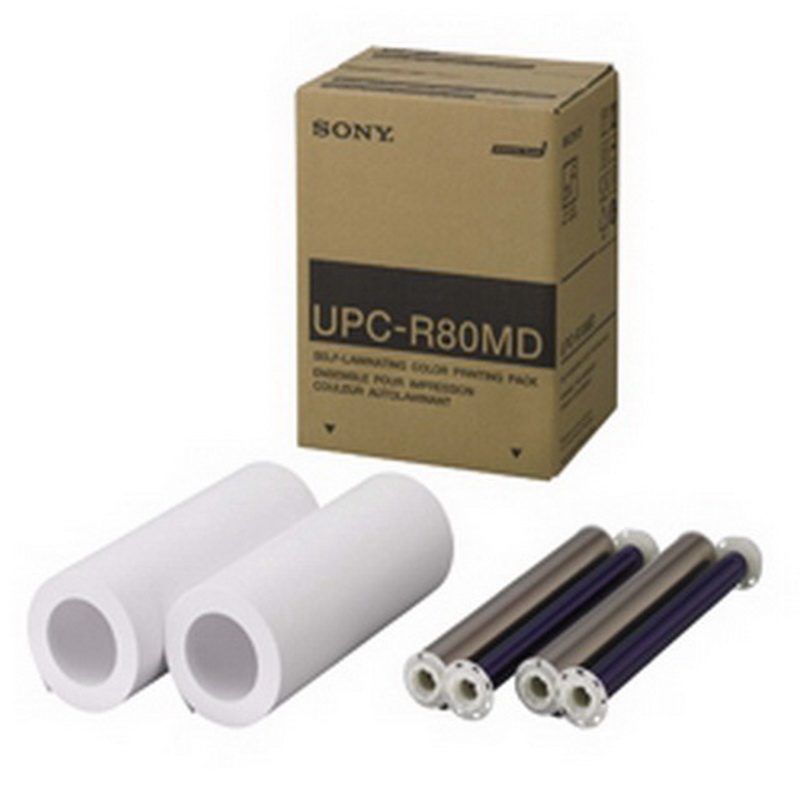 SONY UPC-R80MD A4 width self-laminating colour printing pack
