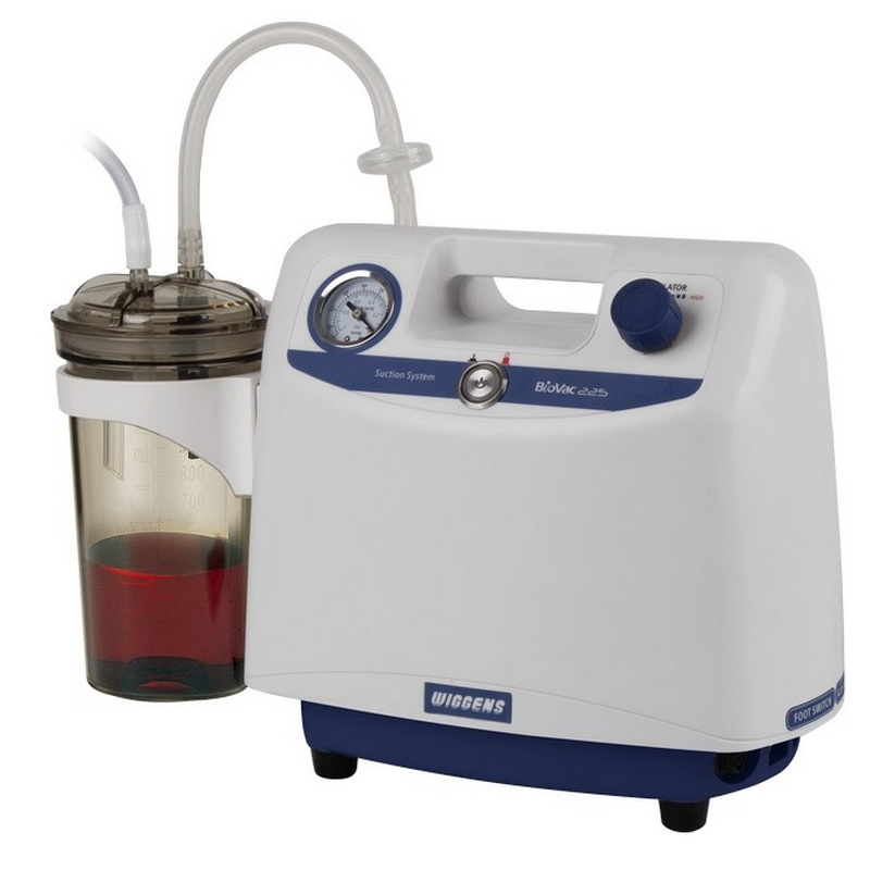 Wiggens BioVac 225 portable aspirator pump for waste liquid removal