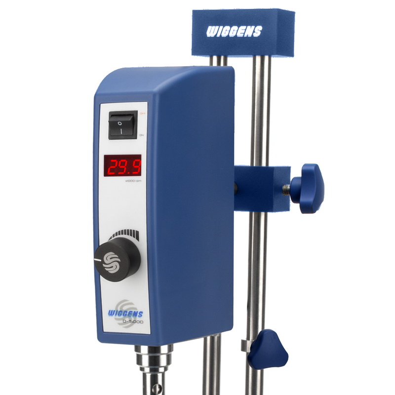 Digital high speed homogeniser with speed range of 500 - 30,000 rpm