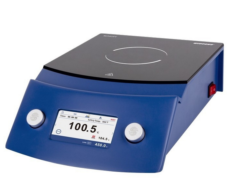 Wiggens SLK1-T hot plate with TFT display, PT100 temperature sensor and ...