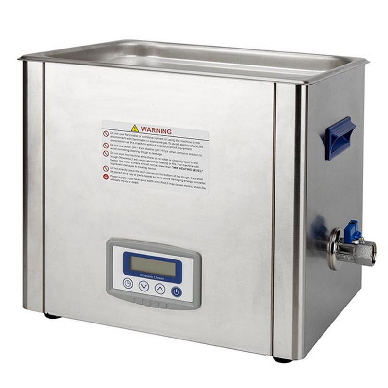 Ultrasonic cleaning bath, Eco Series, stainless steel, 10 litre maximum ...