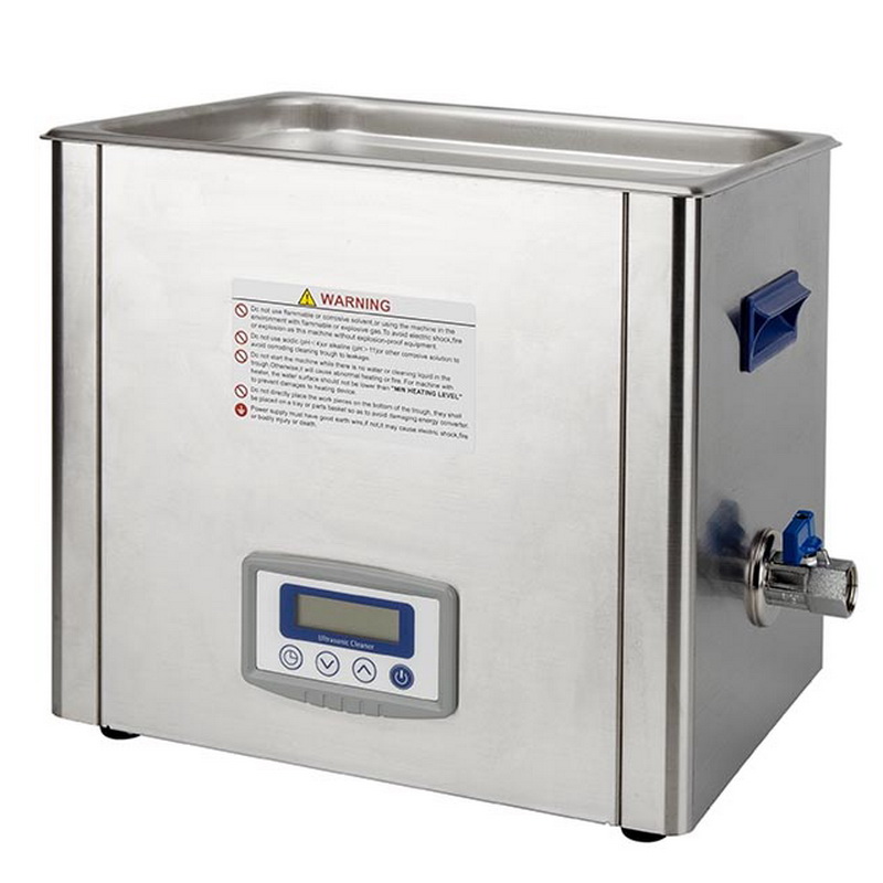 Ultrasonic cleaning bath, Eco Series, stainless steel, 15 litre maximum ...