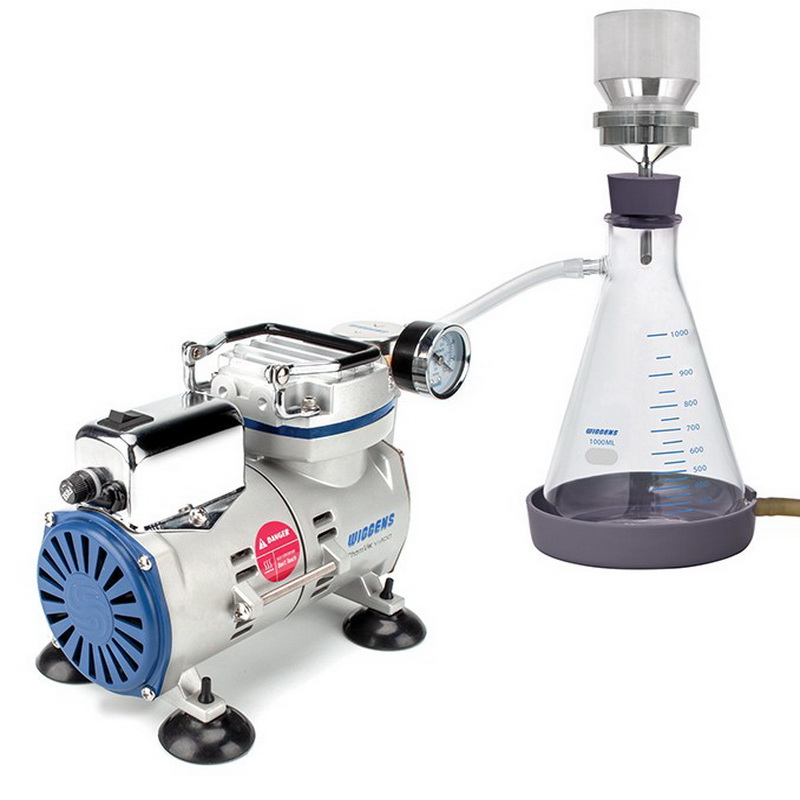 Wiggens oil-free piston vacuum pump and stainless steel filtration ...